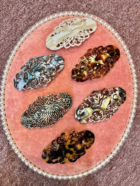 Art Nouveau French Barrettes – Medusa's Heirlooms